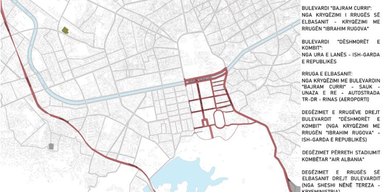 Samiti i 6 dhjetorit/ Zona e perimetrit të sigurisë rreth stadiumit ... Samiti i 6 dhjetorit/ Zona e perimetrit të sigurisë rreth stadiumit ...